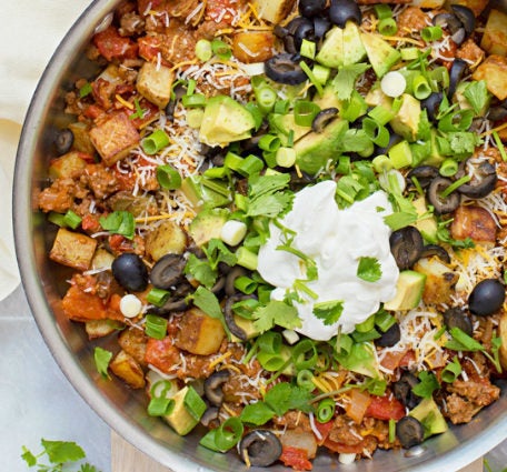 Mexican Hash Made is a Quick Dinner Made in a Skillet | TASTE