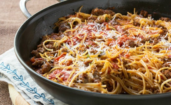 One-Skillet Spaghetti is a Super-Easy Italian-Inspired Supper | TASTE