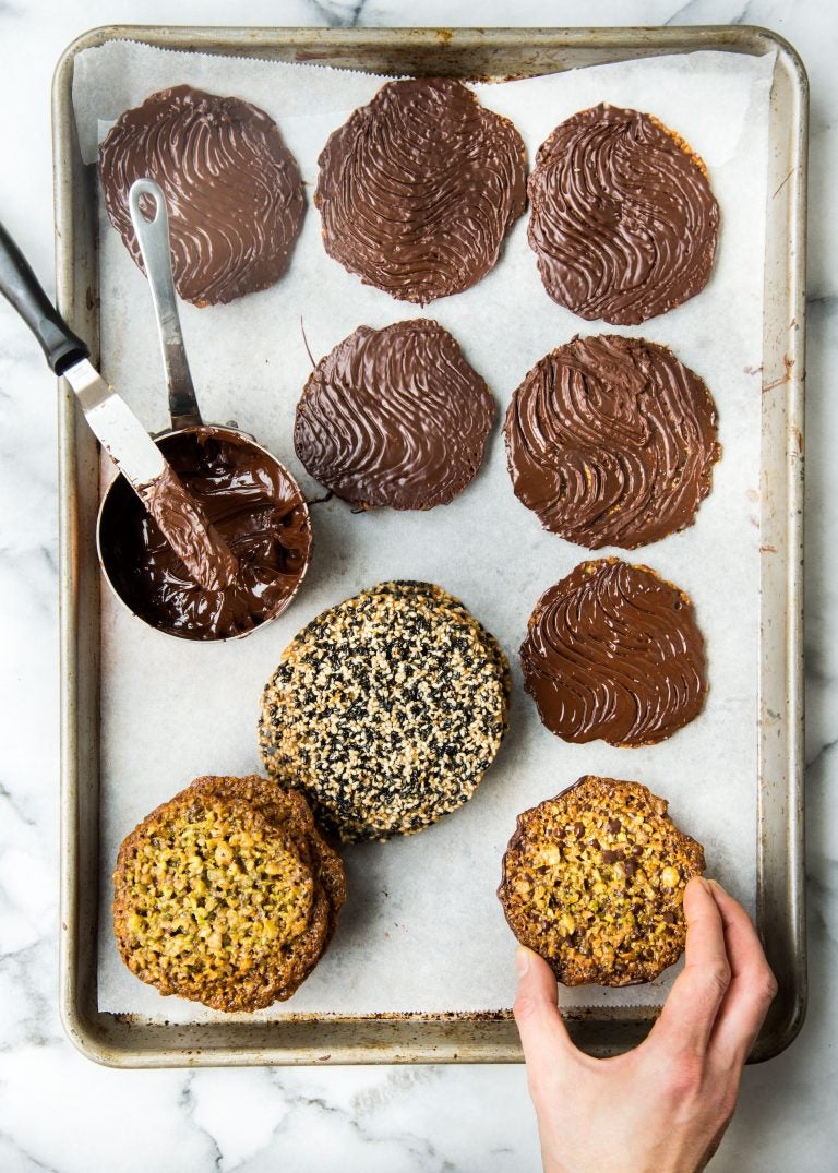 Florentine Lace Cookies: Extra Fancy. Easy to Bake! | TASTE