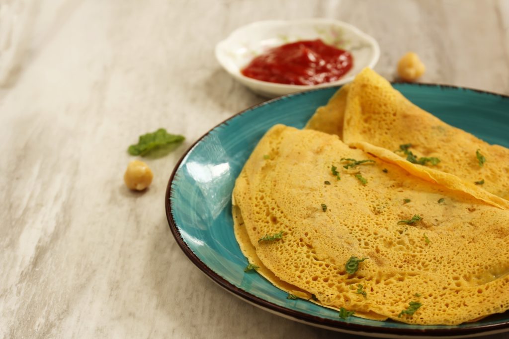 Eggless Omelet: Besan Chilla/Pudla | TASTE