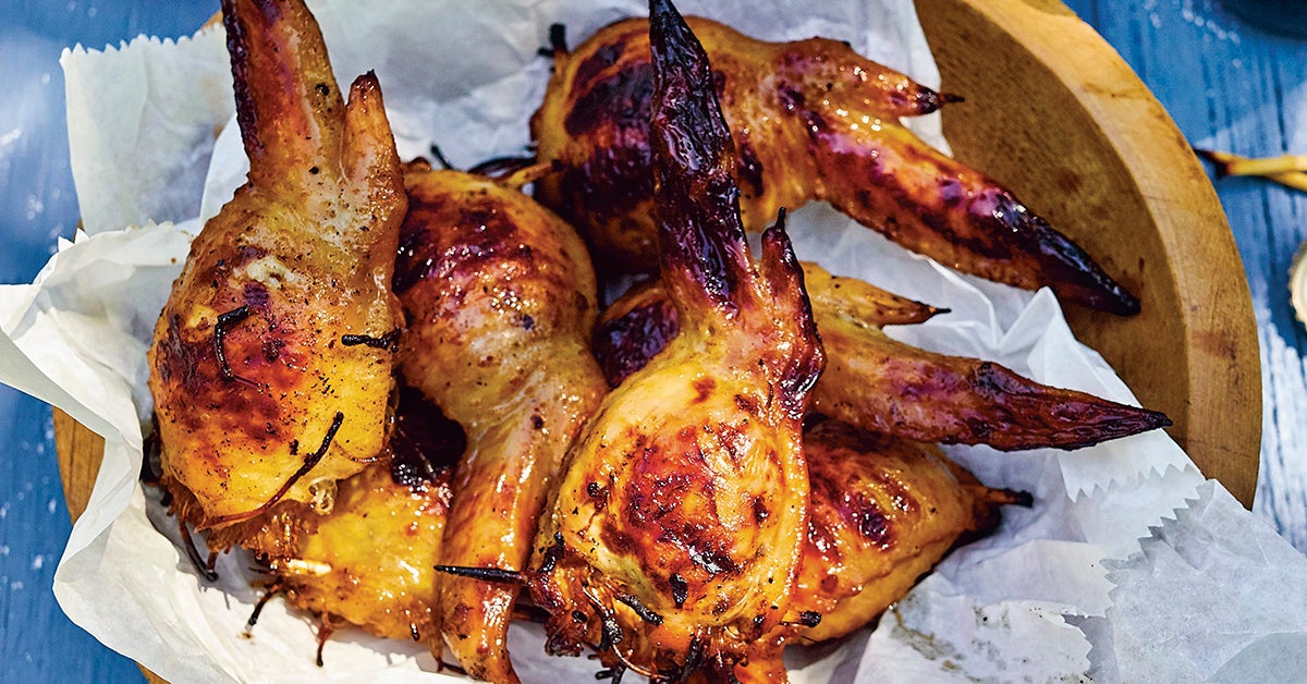 Grilled Stuffed Chicken Wings | TASTE