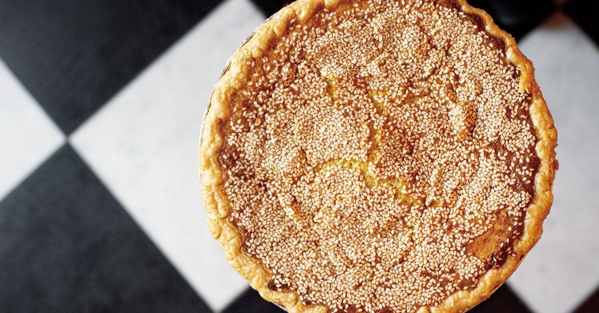 TASTE - Sesame Chess Pie | TASTE