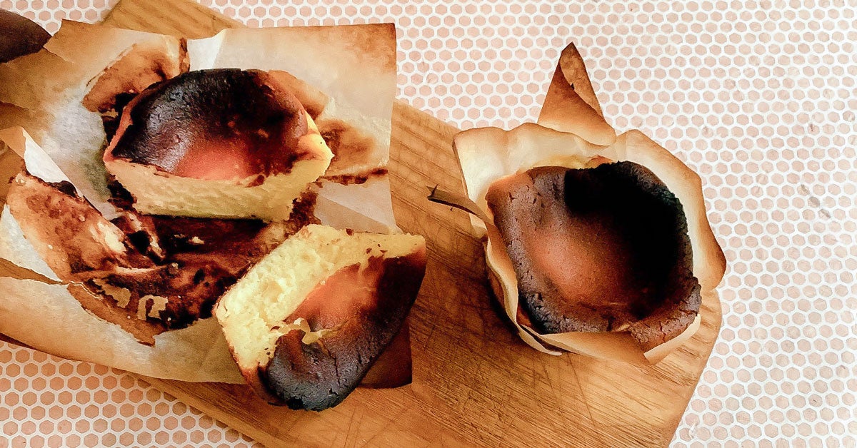 Individual Basque Cheesecakes | TASTE