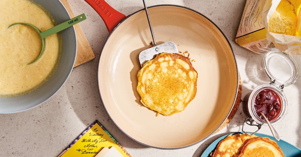 Cornmeal Pancakes | TASTE