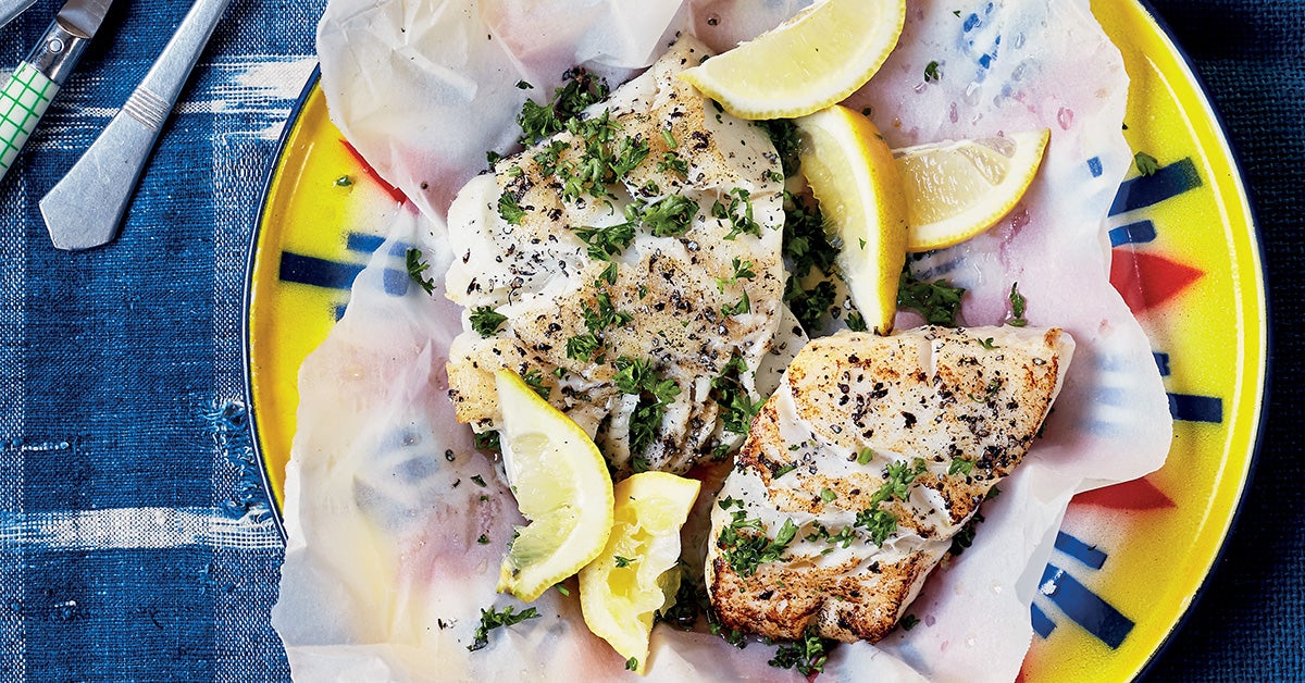 Pan-roasted Cod Seasoned with Hibiscus & Grains of Paradise | TASTE