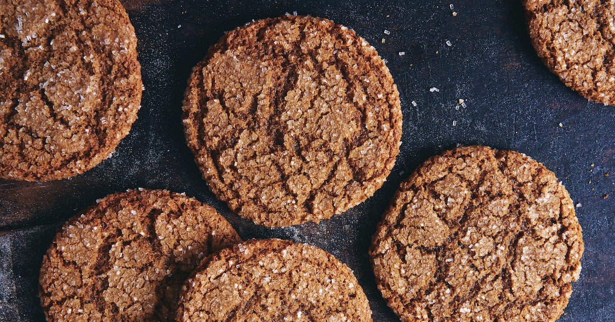 Spiced Rye Ginger Cookies | TASTE