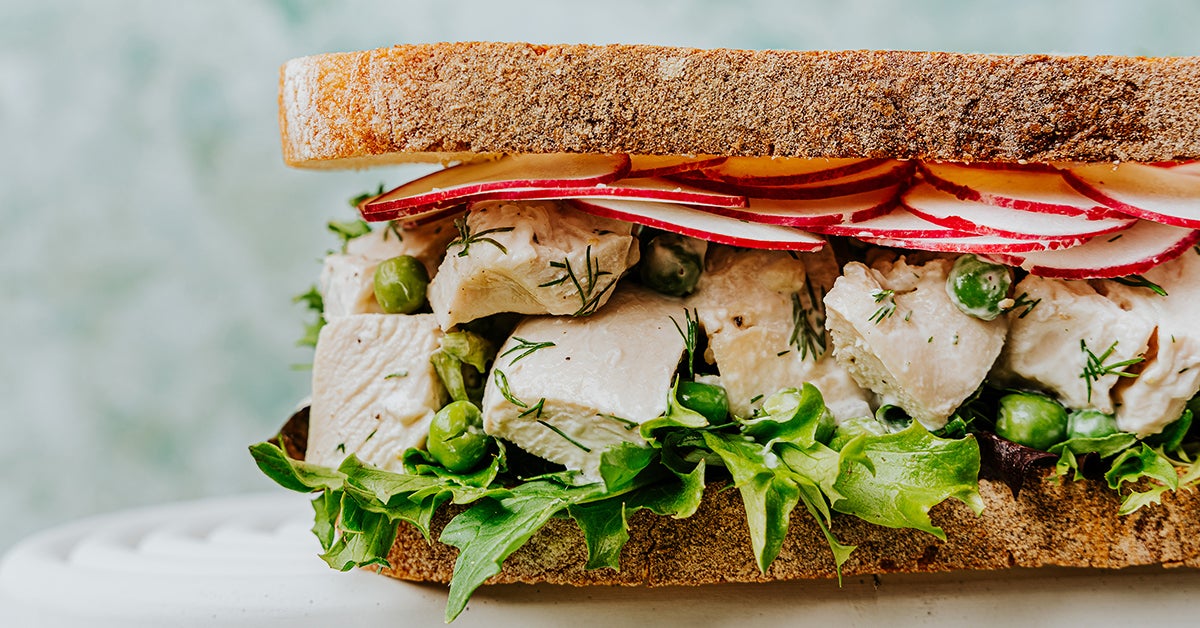 Dilly Chicken Salad Sandwiches | TASTE