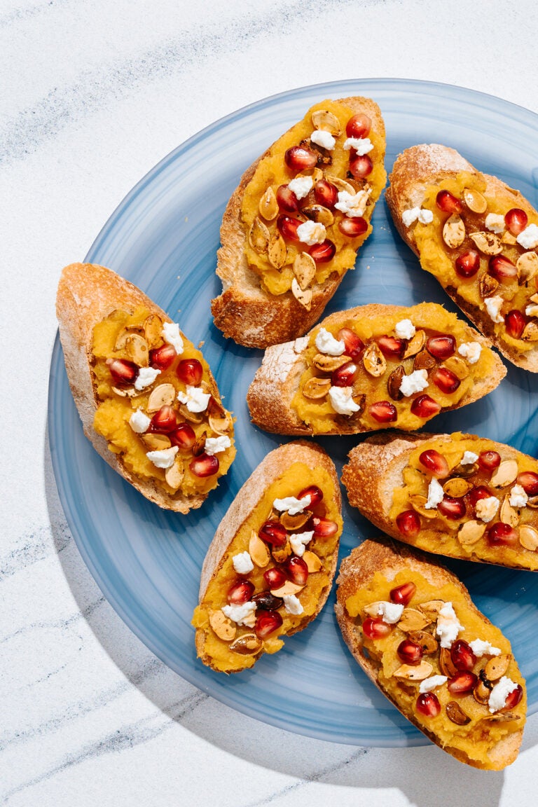 Dressed-Up Squash Toasts to Sustain | TASTE